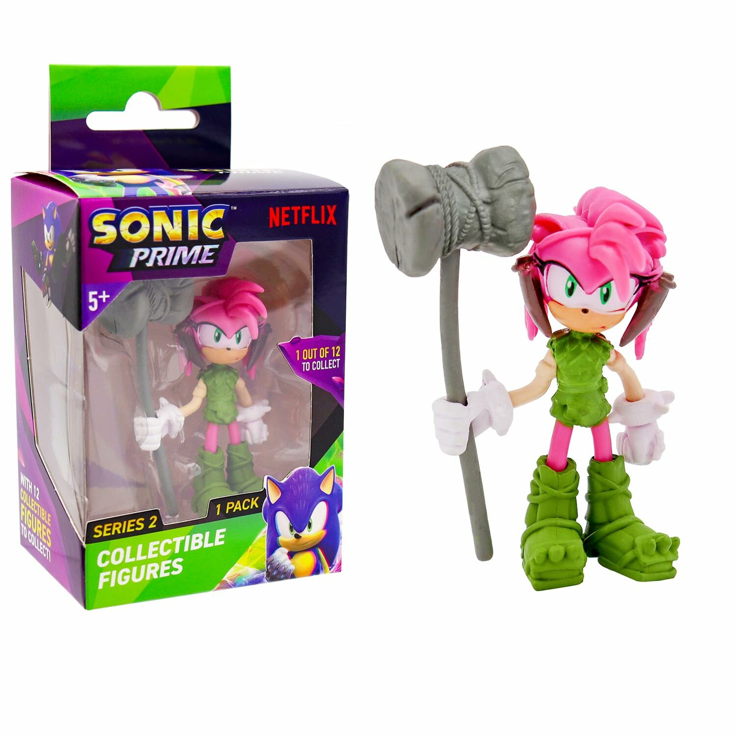 Фигурка коллекционная Sonic Prime Эми 2 серия 7см