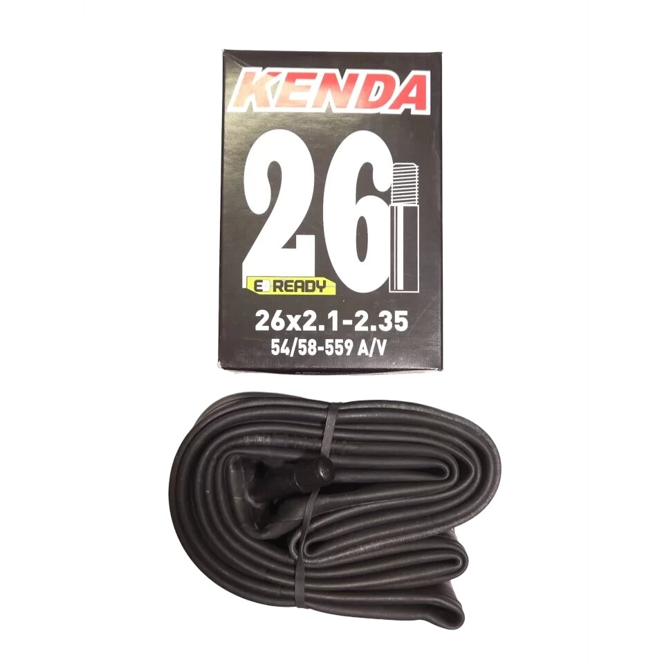 Велокамера Kenda 26x2.125-2.35, Extreme, a/v, 54-58/559 толщина стенки 0.87 мм E-Ready