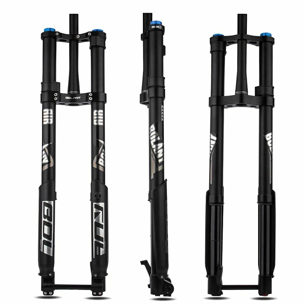 BOLANY воздушная вилка для плечевого горного велосипеда DH, совместимая с 26/27,5/29 дюймами, Позвоночный канал