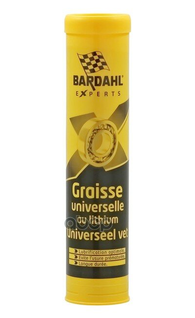 GRAISSE UNIVERSELLE AU LITHIUM Универсальная многоцелевая литиевая смазка 400мл Bardahl арт. 1528