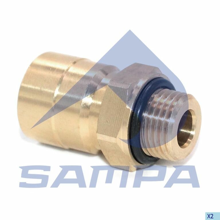 Соединитель трубки ПВХ, полиамид арт 0962127 SAMPA