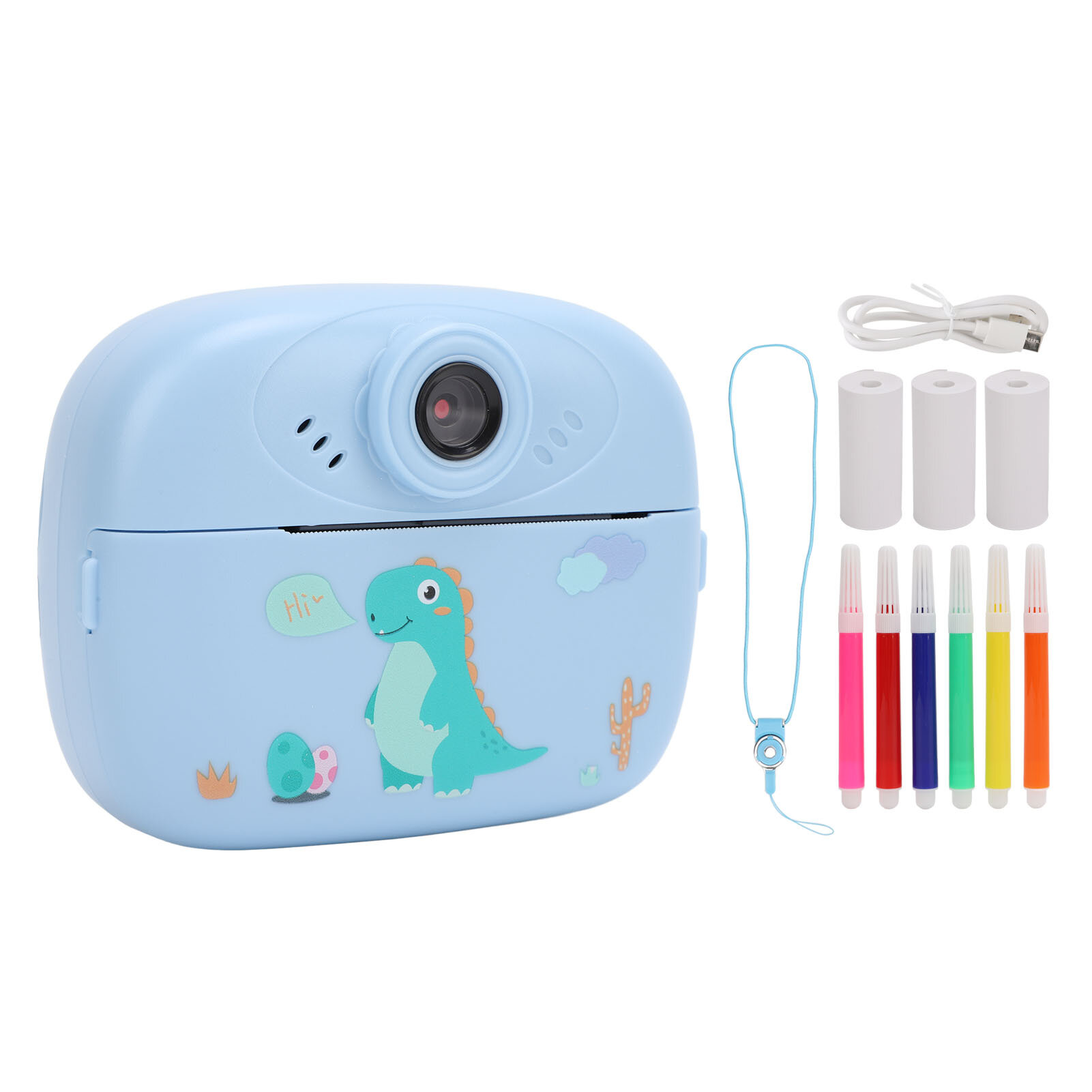 Детская цифровая камера многофункциональная 40MP HD 1080P мульти зум мультфильм умная детская видеокамера детская селфи камера игрушка розовый