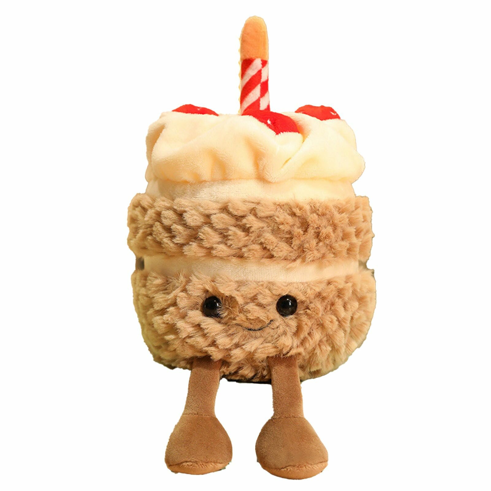 Милая коричневая мультяшная плюшевая игрушка для девочек на день рождения и свадьбу, 28 см, полипропиленовый хлопок, высокая прочность, мягкая и приятная на ощупь