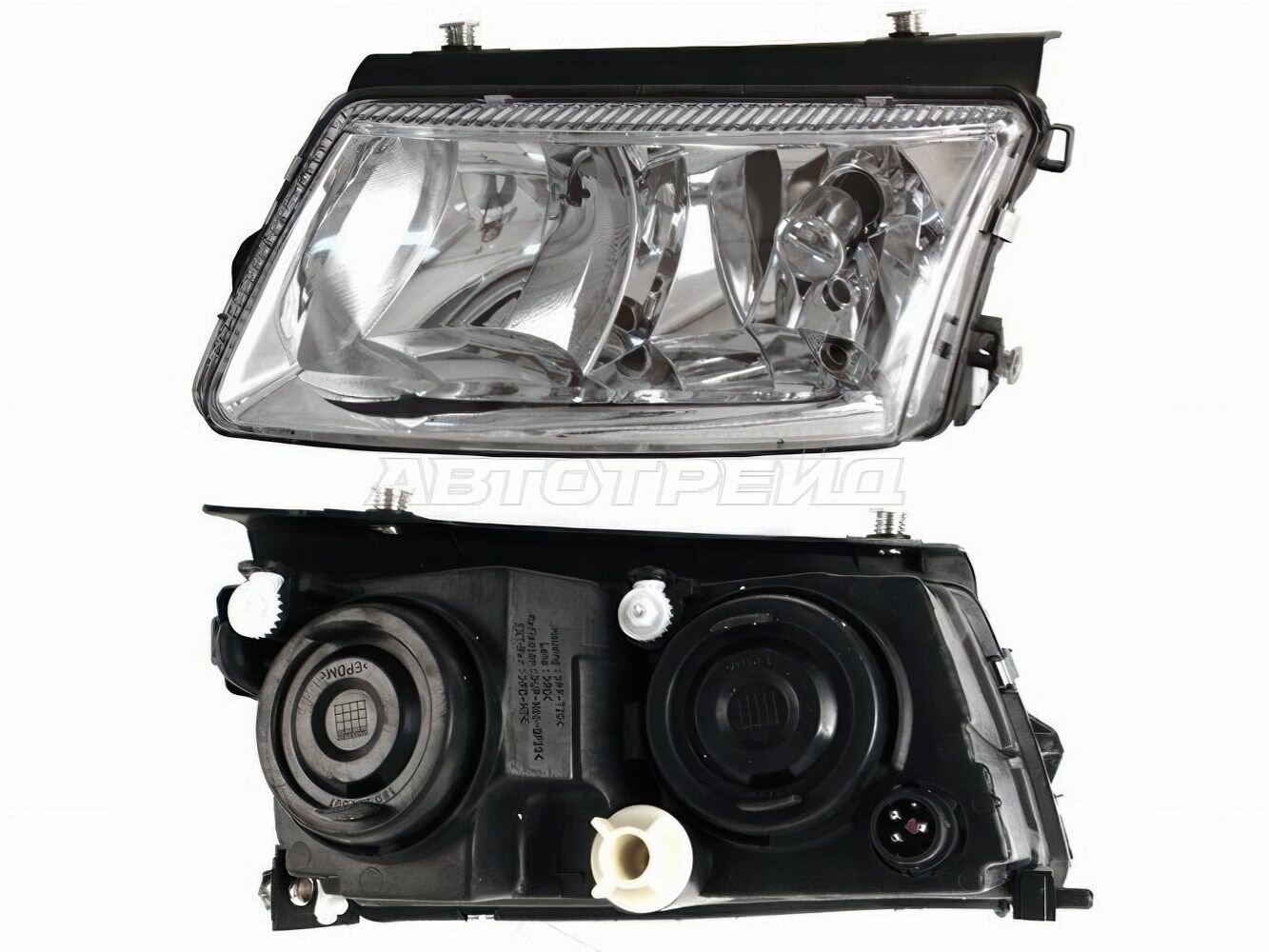 Фара левая, без ПТФ для Фольксваген Пассат арт ST4411125L SAT