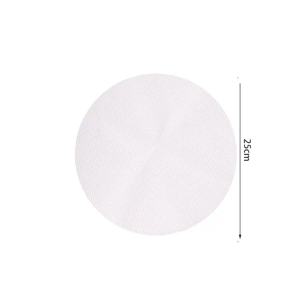 Прочная антипригарная круглая сетчатая подкладка для пароварки, утолщенные кухонные аксессуары для выпечки, силиконовые листы для дегидратора, многоразовый коврик для пароварки