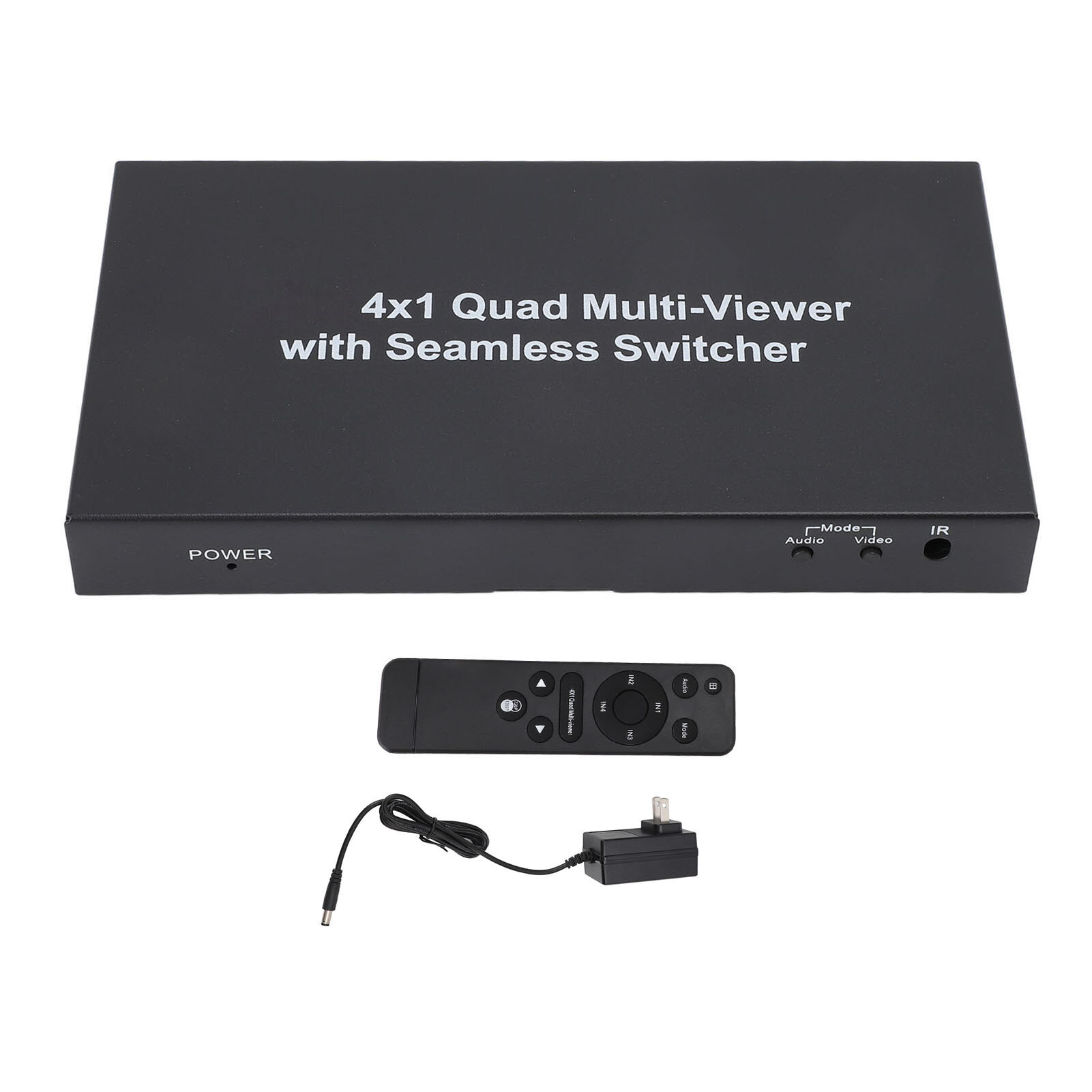 Мультимедийный Интерфейс HD Multiviewer Switch 4x1 Quad Multi Viewer Бесшовный Переключатель 1080P 60Hz 5 Режимов Отображения для Игровой Консоли Камеры Безопасности US Plug