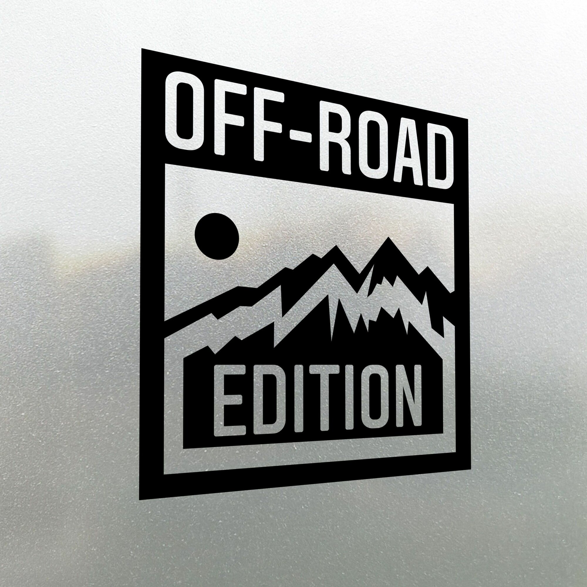 Наклейка на авто Off Road Edition 4x4 15x14