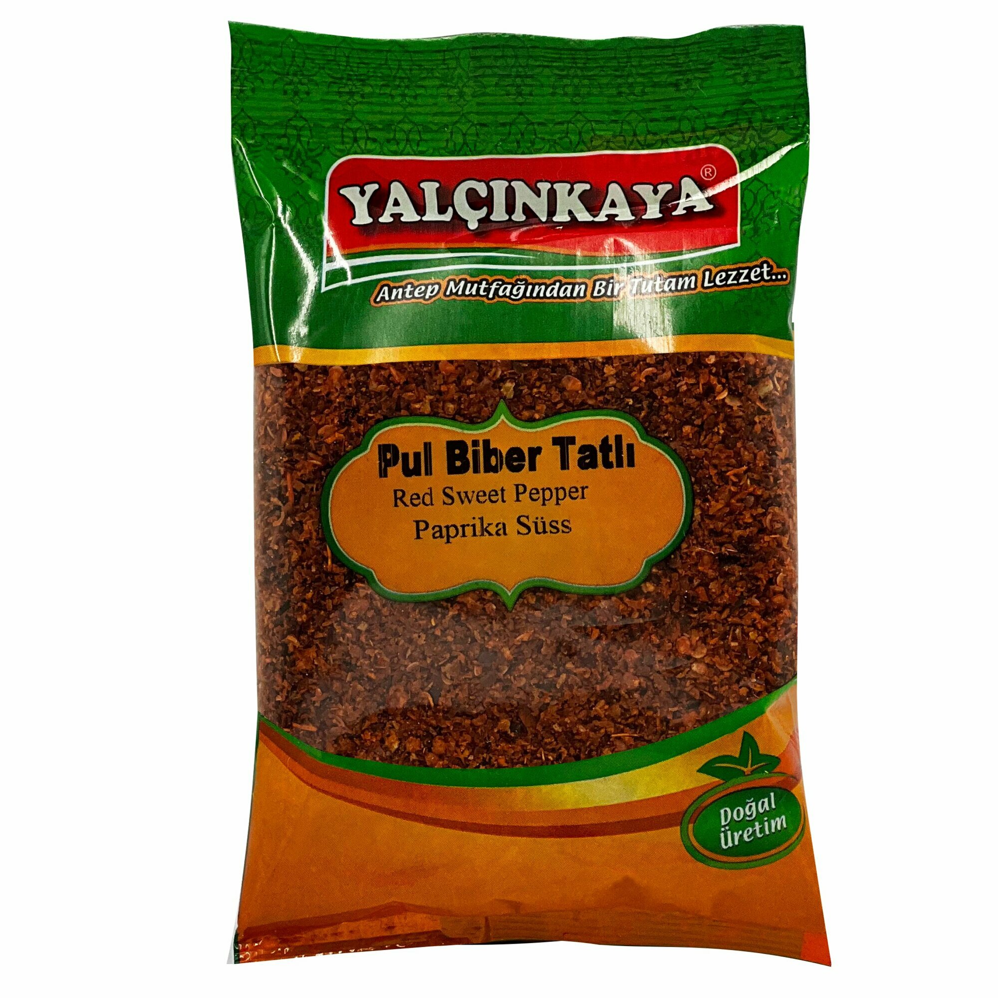 Перец красный сладкий хлопьями, "Яглык", "Yalcinkaya", Pul Biber Tatli (Red sweet pepper), универсальная специя, 70 гр. Турция
