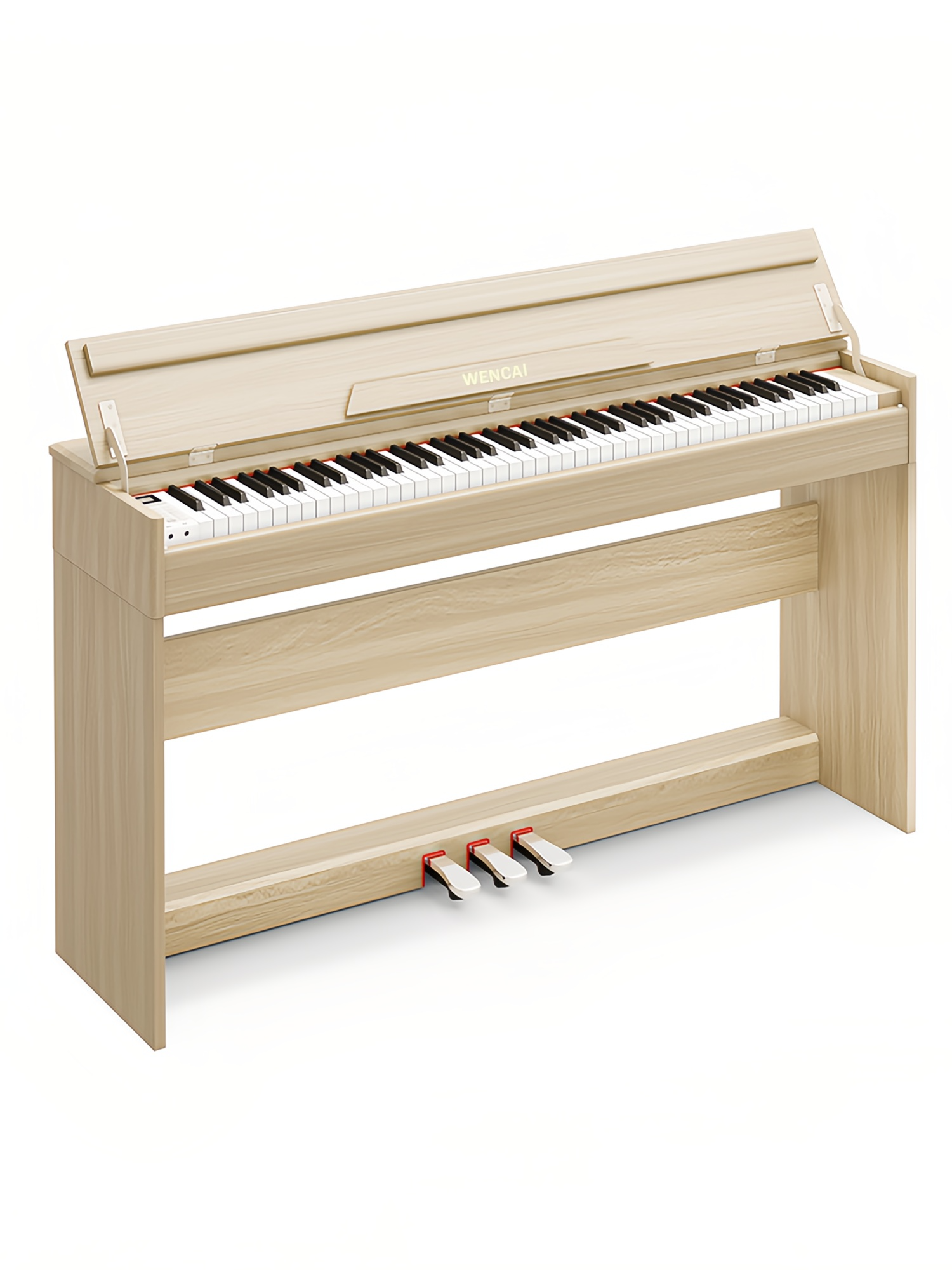Цифровое пианино WENCAI, MIDI, 88 клавиш, с функцией Bluetooth, три педали