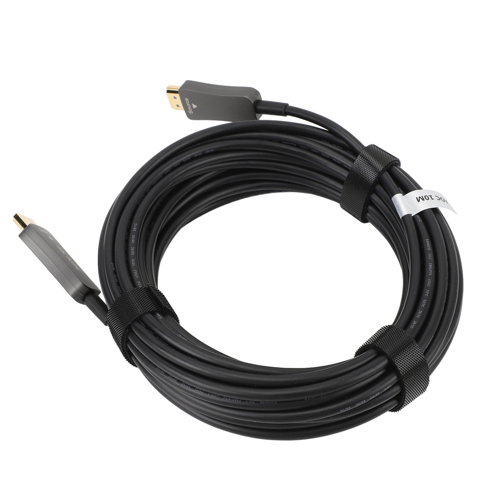 Интерфейс HD Multimedia, оптоволоконный кабель PVC 18 Гбит/с UHD 4K 60 Гц, передача без потерь, оптический звуковой кабель для игр VR HDTV Display PC 10 м/32,8 фута