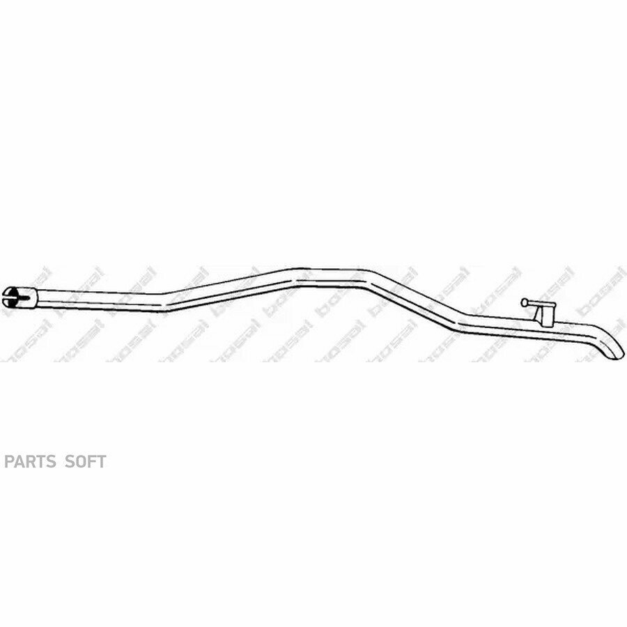 Труба выхлопного газа от официального дистрибьютора, BOSAL, артикул 950091