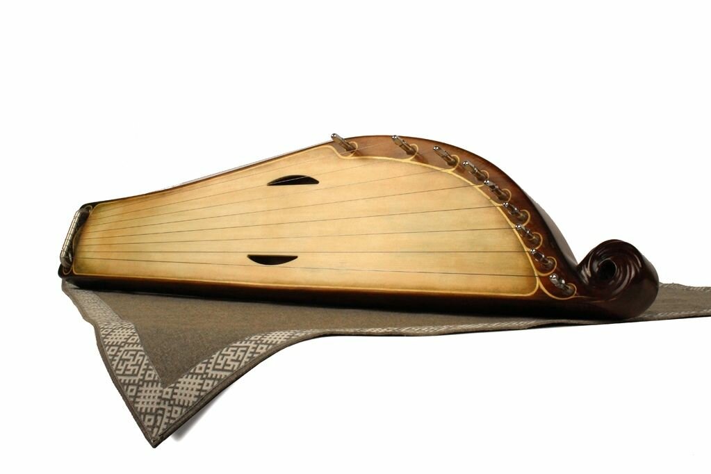 GU-10.03.11.51910 Гусли Ладья 11 струн, темные, макс, Гусельник