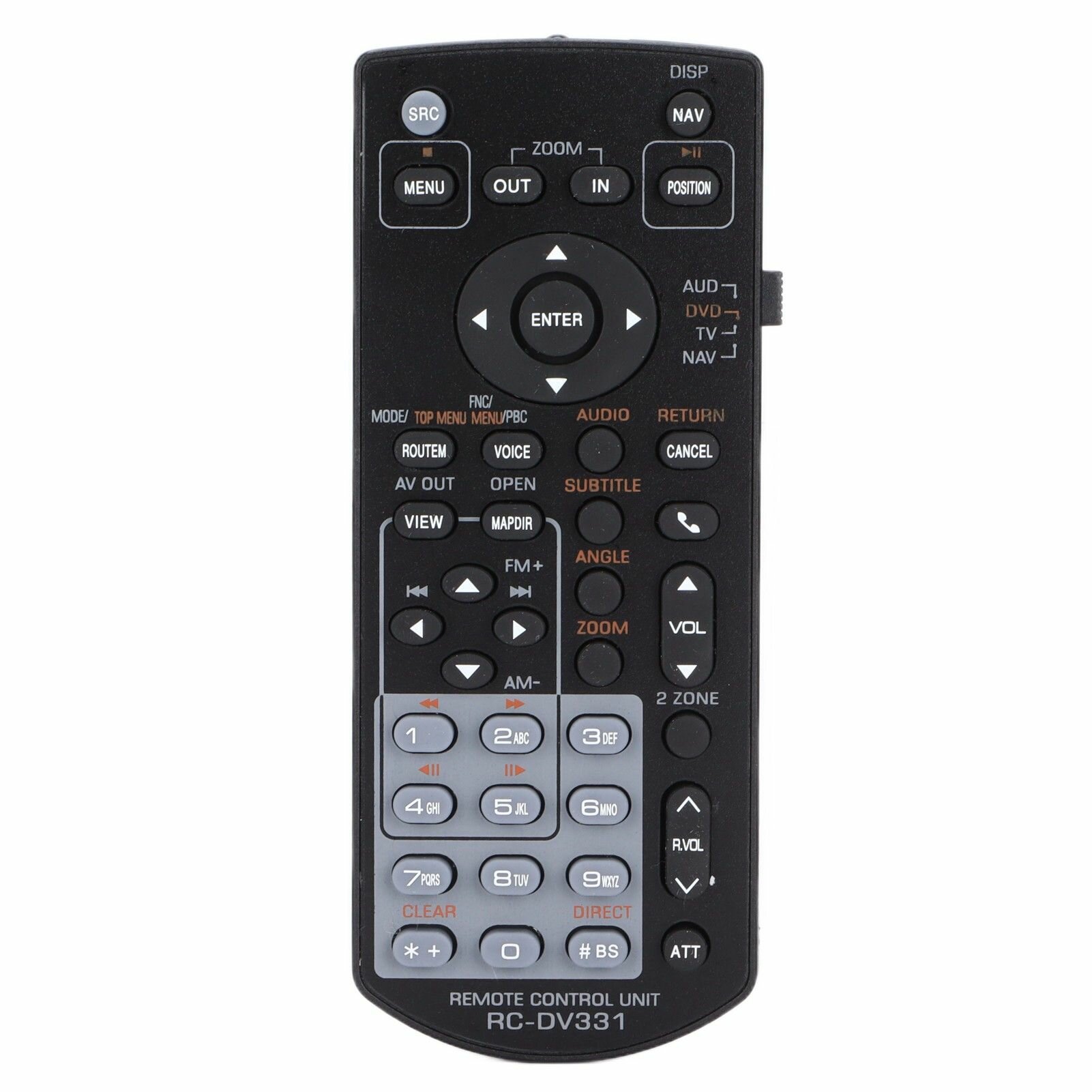 Пульт ДУ RCDV331 для автомагнитол Kenwood DNX6460BT, DNX6020EX