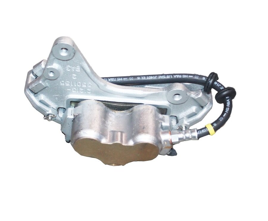 Суппорт передний ВАЗ 21214, 2123 левый LADA в сборе (под 1 шланг) (артикул 21214-3501013-10)