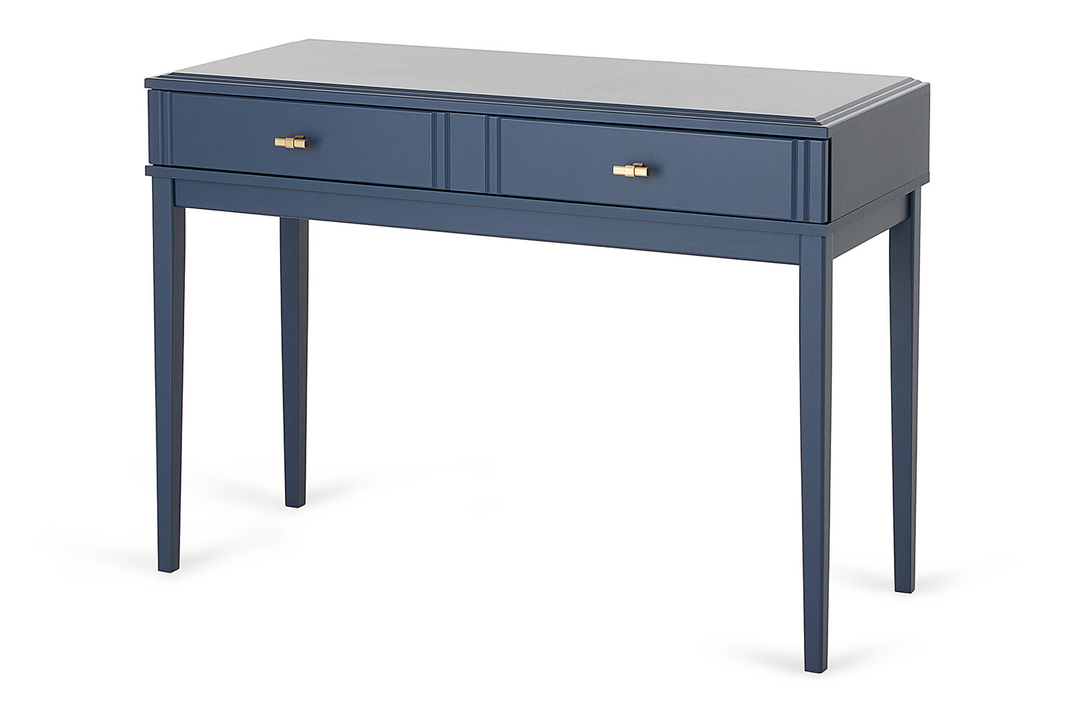 Туалетный стол Данте, 108,4х78,8х44,3 см, 2 ящика, цвет ночное небо, тёмный лазурный