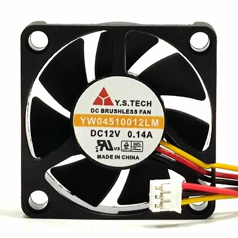 Вентилятор Охлаждения Y.S.TECH YW04510012LM 12V 4.5cm 0.14A