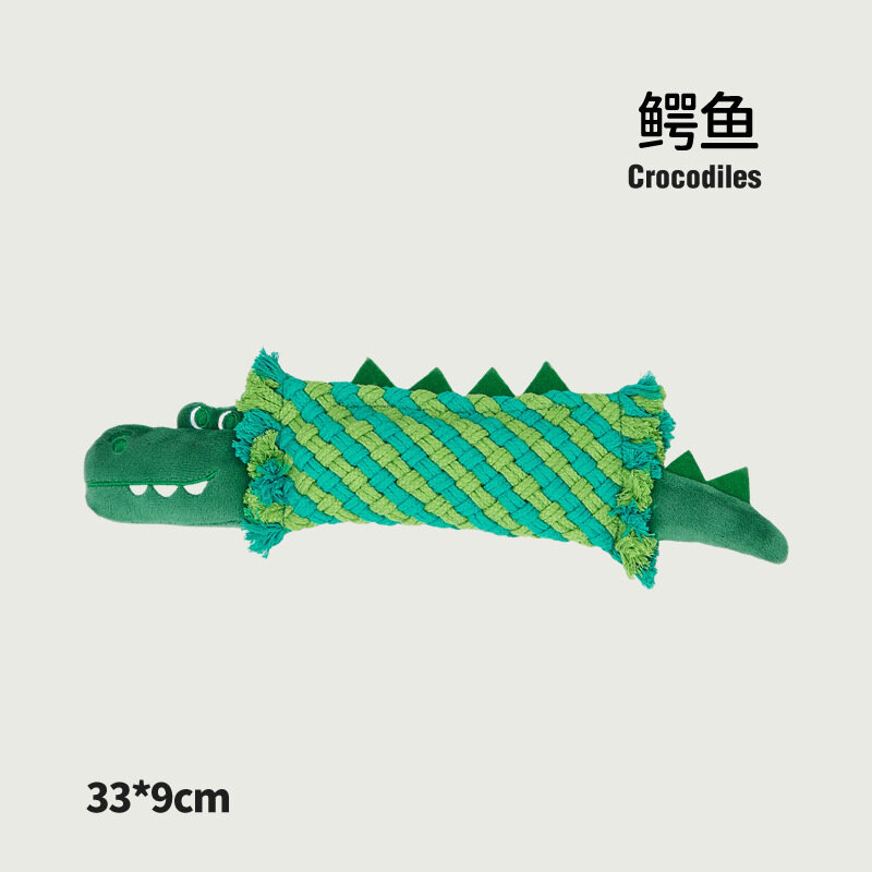 FOFOS Две игрушки из хлопка бобра хлопок крокодил