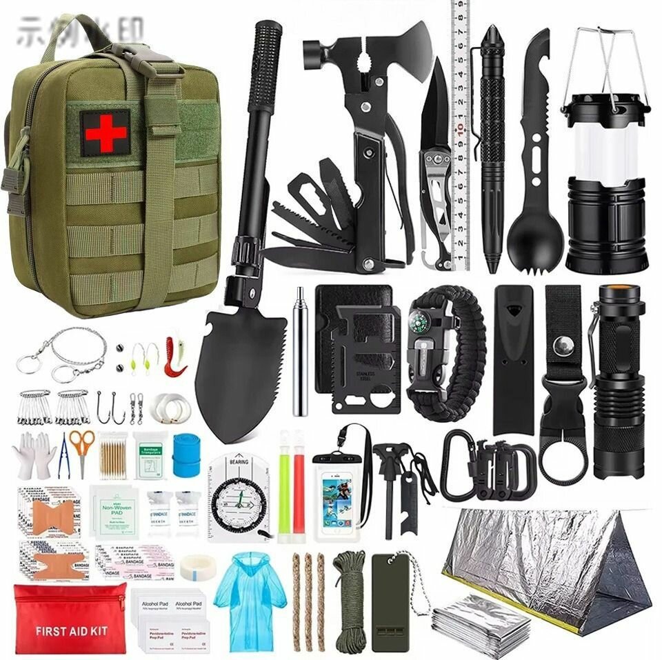 Набор для выживания в походе Компактный аварийный комплект для кемпинга и экстремальных условий