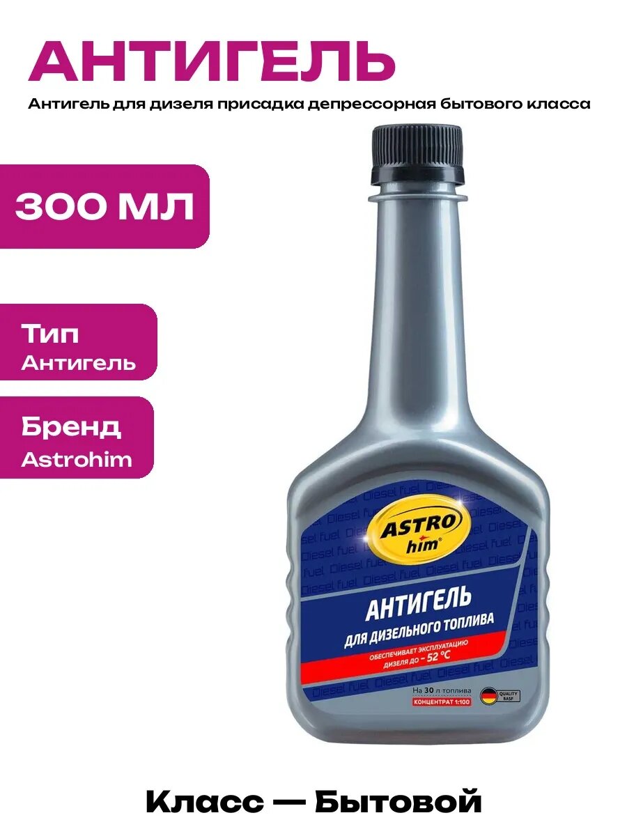 Присадка депрессорная антигель в дизельное топливо для машин