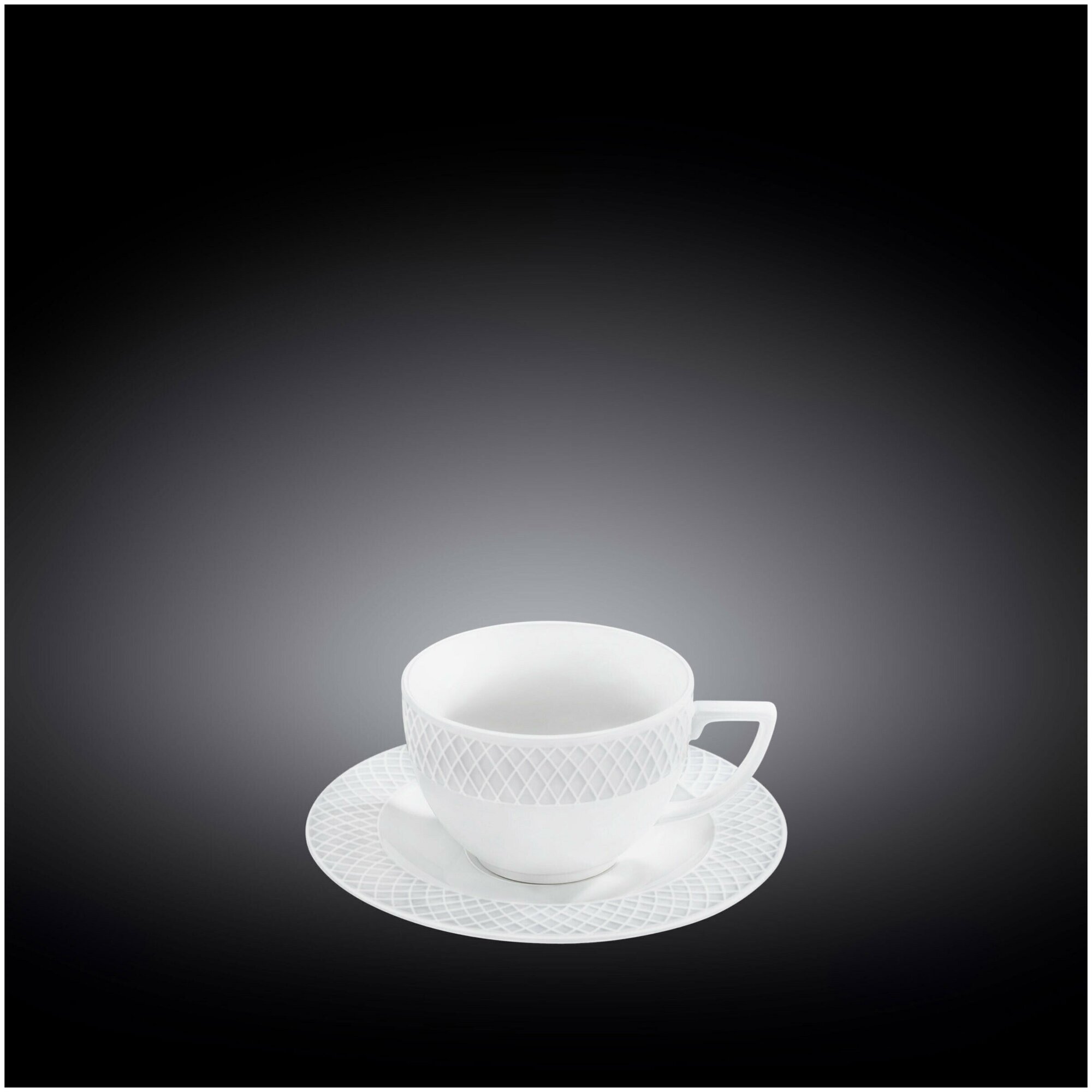 Набор 3 шт. кофейных чашек с блюдцами 90 мл Wilmax