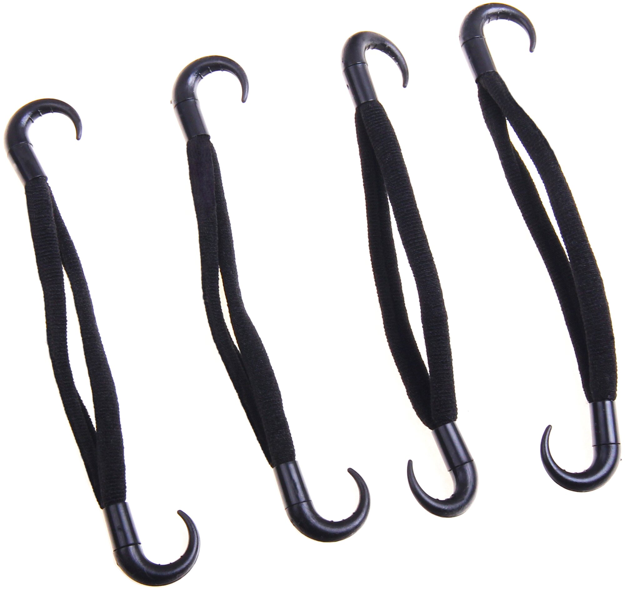 Резинка для волос на крючках 4 шт. Для спортивных занятий и фитнес тренировок.