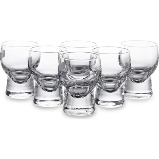 Набор стопок для водки Krosno Sterling 35 мл, стекло (KRO-F68C041003501010-6), 6 штук
