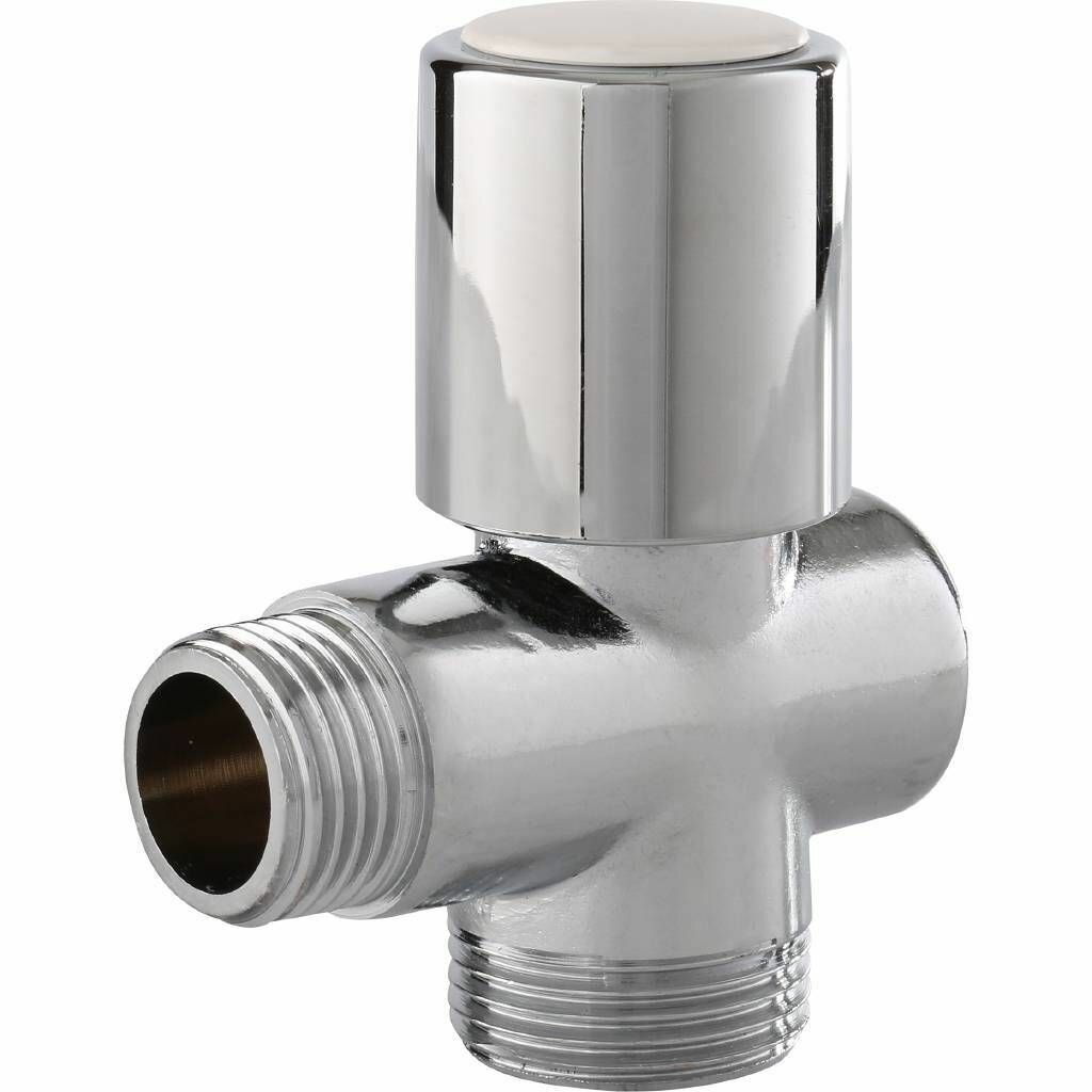 Кран шаровой угловой Itap 255 1/2х3/4х1/2 для стиральных машин трехходовой