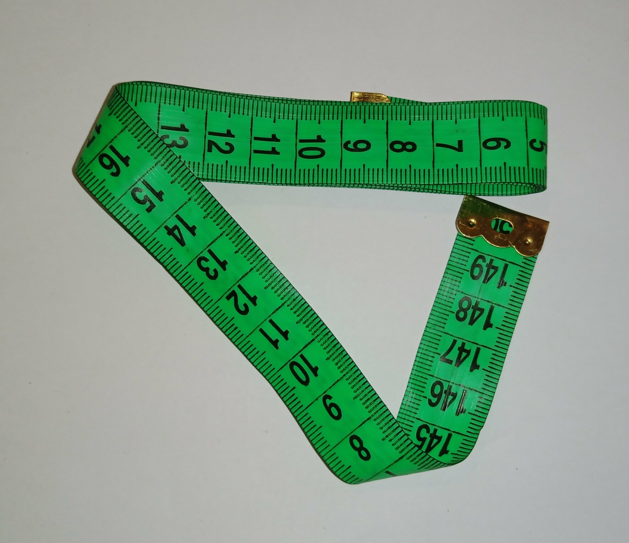 Сантиметр портновский, 150 см, зеленый