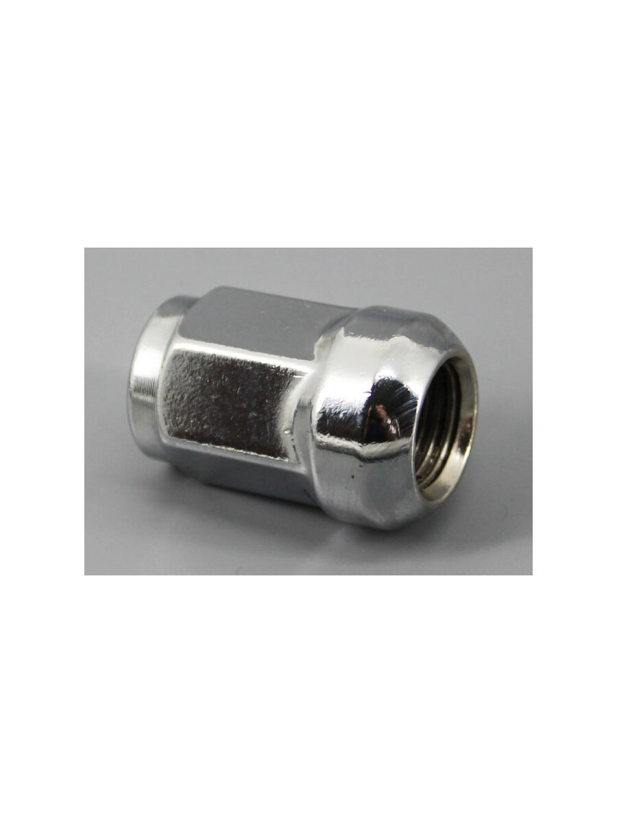 Гайка колеса ключ19 закрытая хромированная сфера