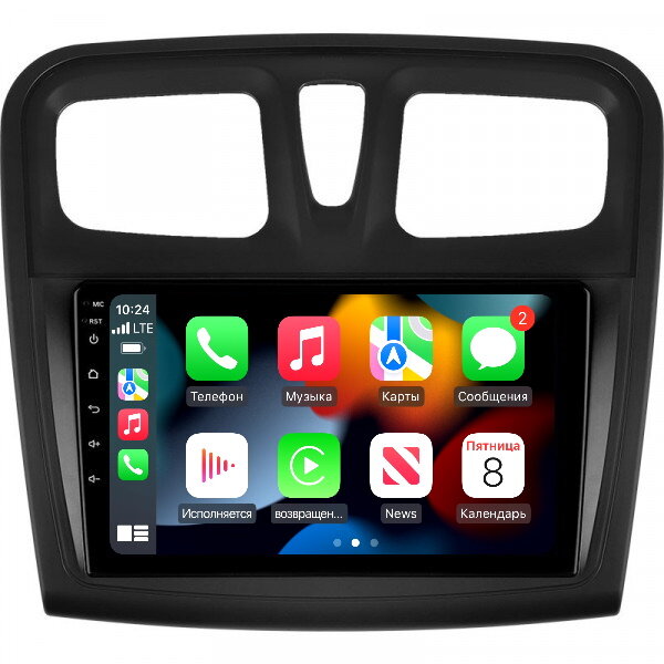 Магнитола CRS-300 Рено Логан 2, Сандеро 2, Renault Logan, Sandero STEPWAY 2014-2022 - Android 13 - CarPlay - IPS - DSP 36 полос - Кулер