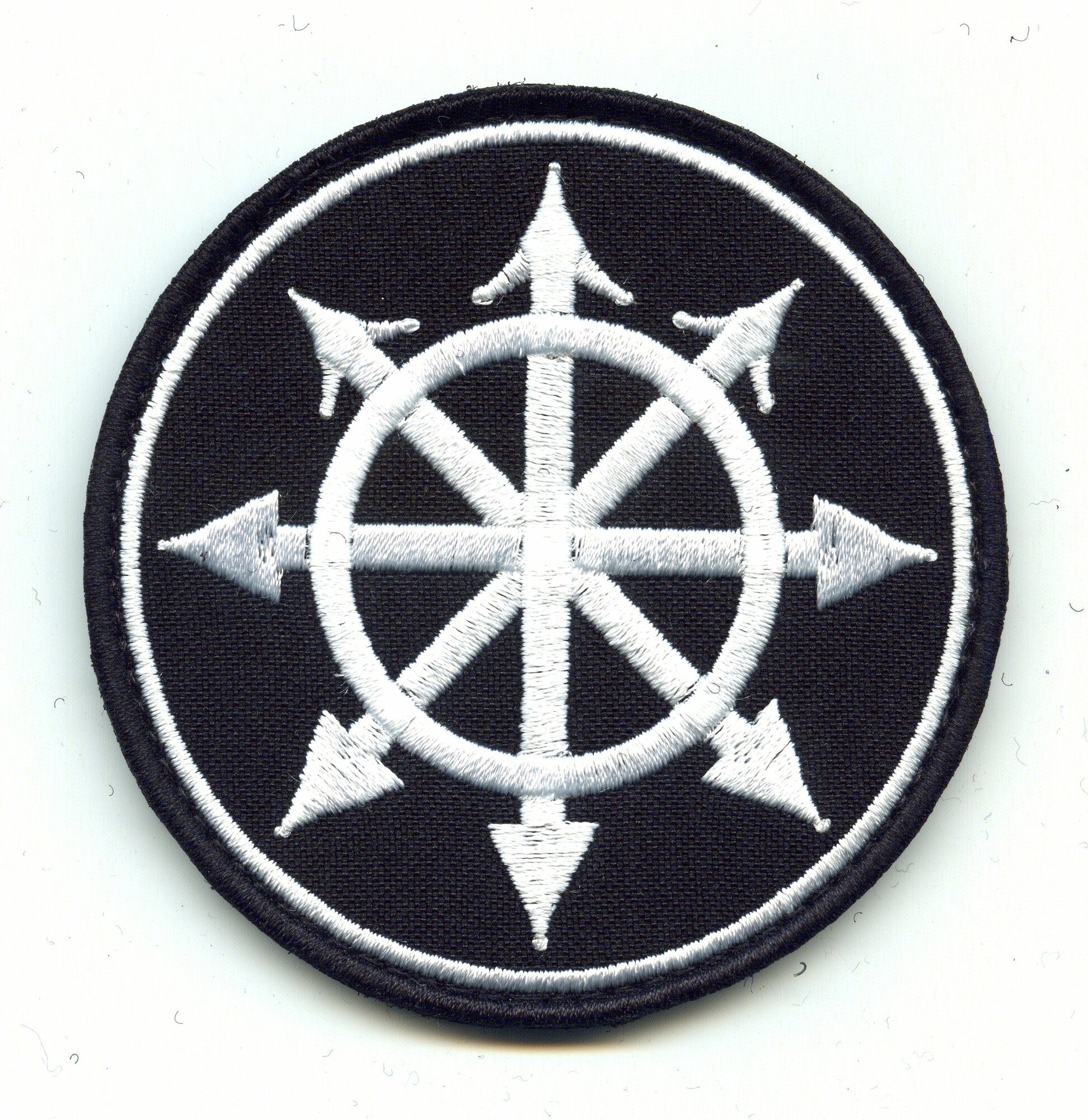 Нашивка на липучке Звезда Хаоса из мира Вархаммер