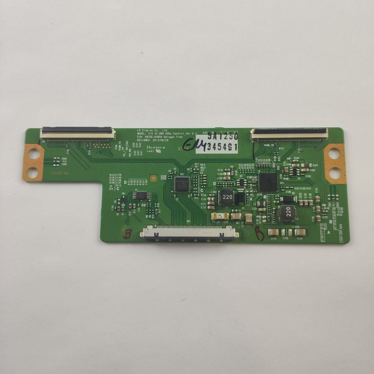 T-CON (6870C-0480A) для телевизора LG 42LB552V Б/У с разбора