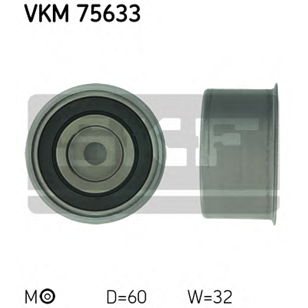 SKF VKM75633 (0340175SX / 03420330 / 0380169) ролик натяжной ремня грм santa-fe / Sonata (Соната) 2.0-2.4 16v 01