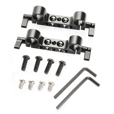 Держатель SmallRig 2061 на направляющих Super Lightweight 15mm-Railblock (2 штуки)