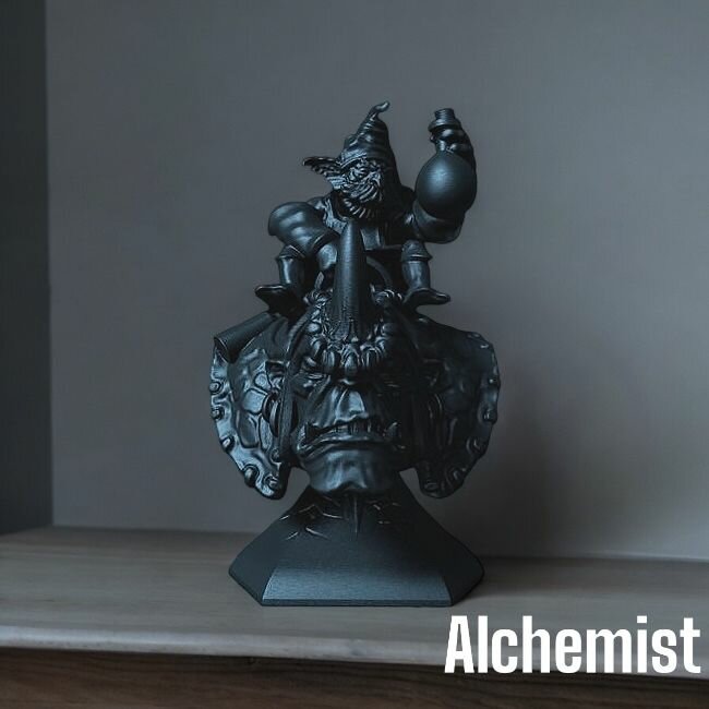 Модель-бюст персонажа Alchemist, дота, сувенир, в подарок, для раскрашивания