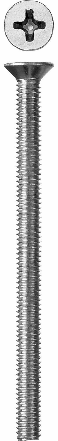Винт с потайной головкой ЗУБР M4x55мм, DIN 965, кл. пр.4.8, 5кг 303110-04-055