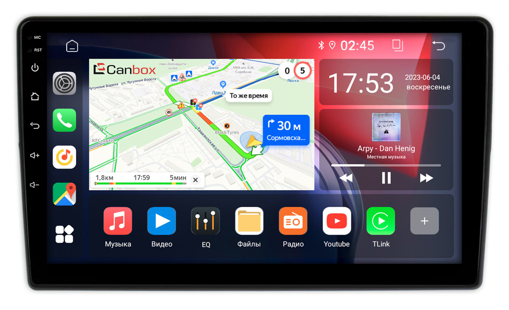 Штатная магнитола Canbox RS9-1030 для Daewoo Winstorm 2006-2011 на Android 10 (IPS, DSP, CarPlay)