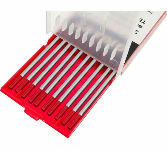 Вольфрамовые электроды для tig сварки WT-20-175 3 мм красный DC упаковка 10 шт Gigant TE-WT-X-3,0