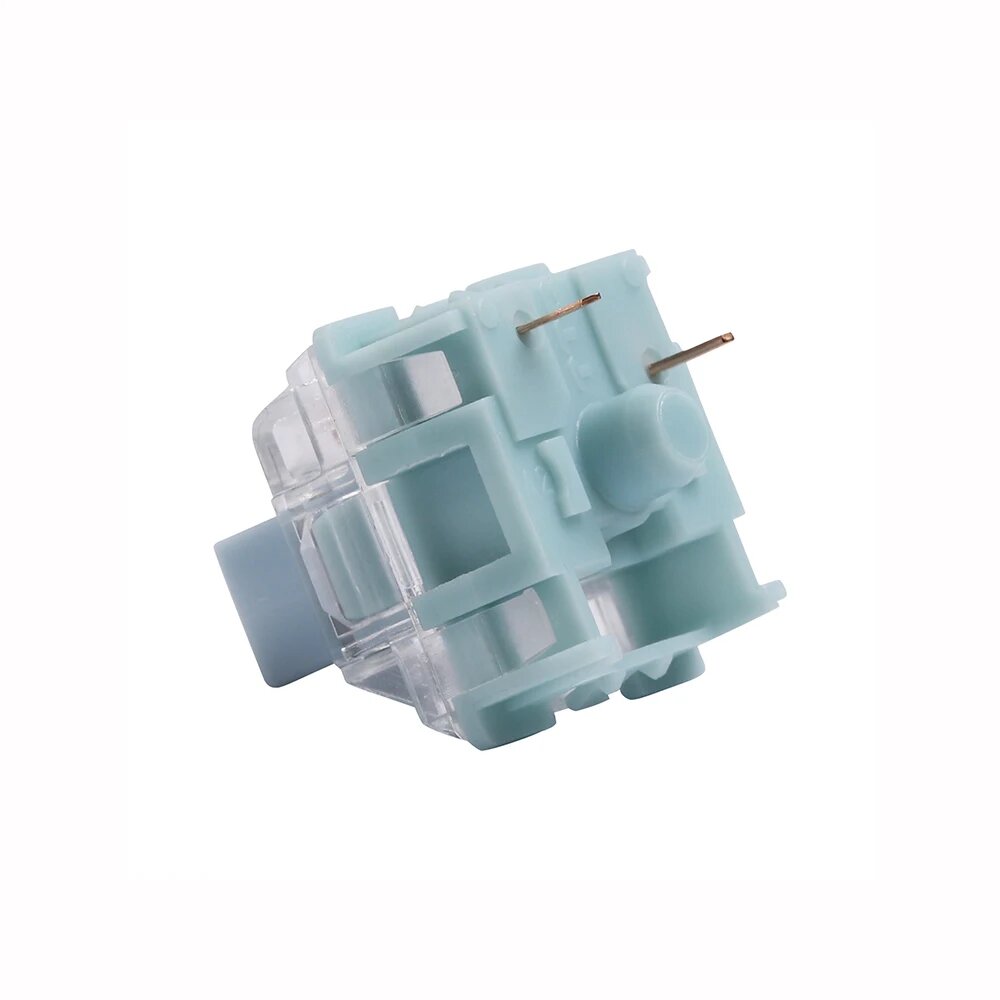 TTC Silent Bluish White Tactile Switch, Silent version-10PCS — фото 1