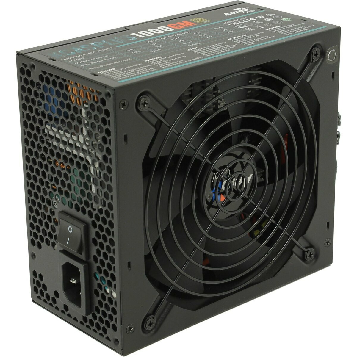 Блок питания Aerocool/Formula KCAS PLUS-1000GM (RTL) 1000W ATX (24+8+2x4+6x6/8пин) Cable Management