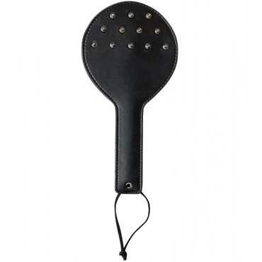57414 Lola Games Party Hard Barb, черная. Шлепалка с шипами на ударной части