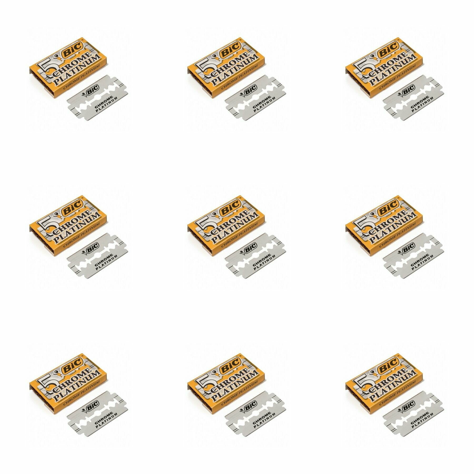 Bic Лезвия для станка Platinum, 5 шт/уп, 9 уп