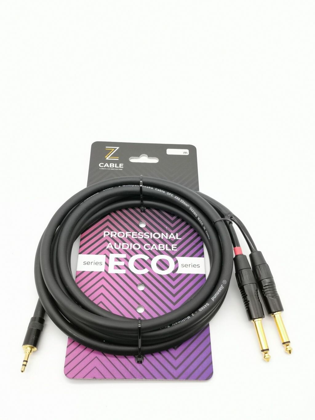 Аудиокабель Zzcable E52-3,5-2J-0300-0 — фото 1