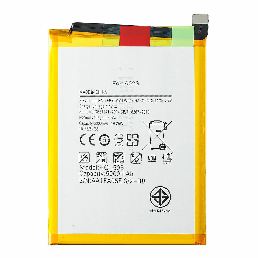 АКБ Samsung HQ-50S (A025F/A02s/A037F/A03s) 100% Filling Capacity
