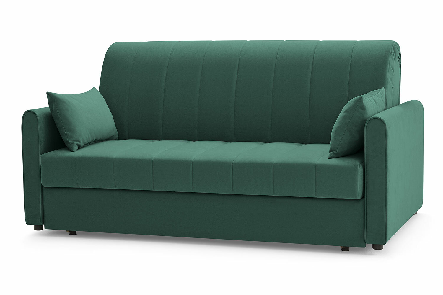 Диван-кровать DREAMART Палермо, 180х94х105 см, механизм аккордеон, цвет изумрудный