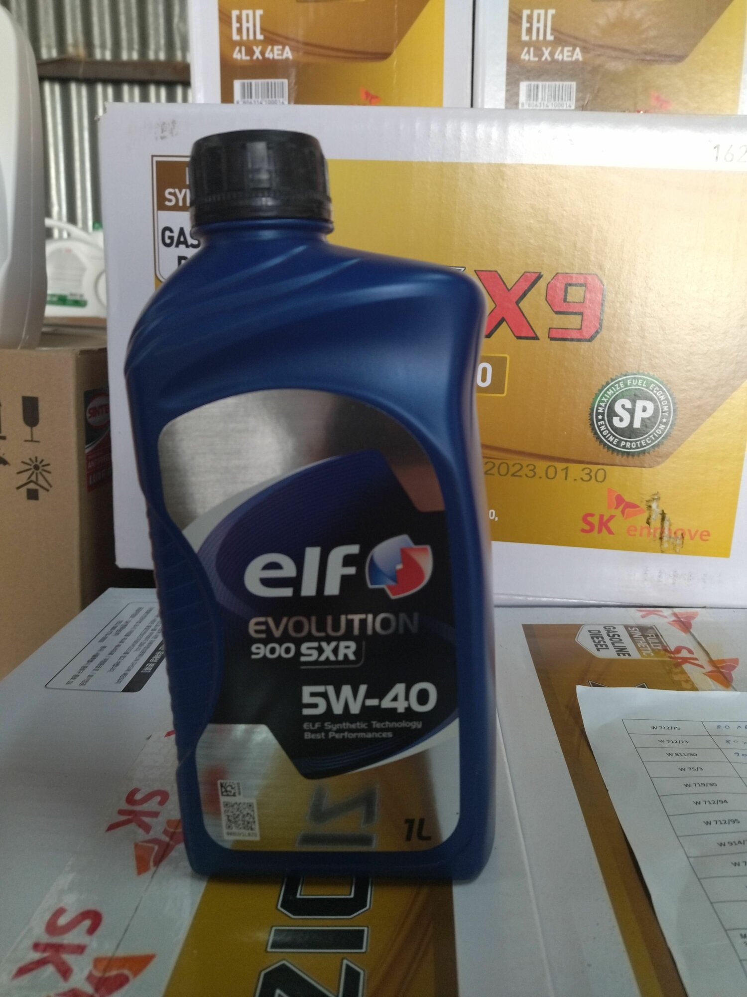 Масло моторное Elf EVOLUTION 900 SXR 5W40 A3/B4, SN/CF, синтетическое, 1 л