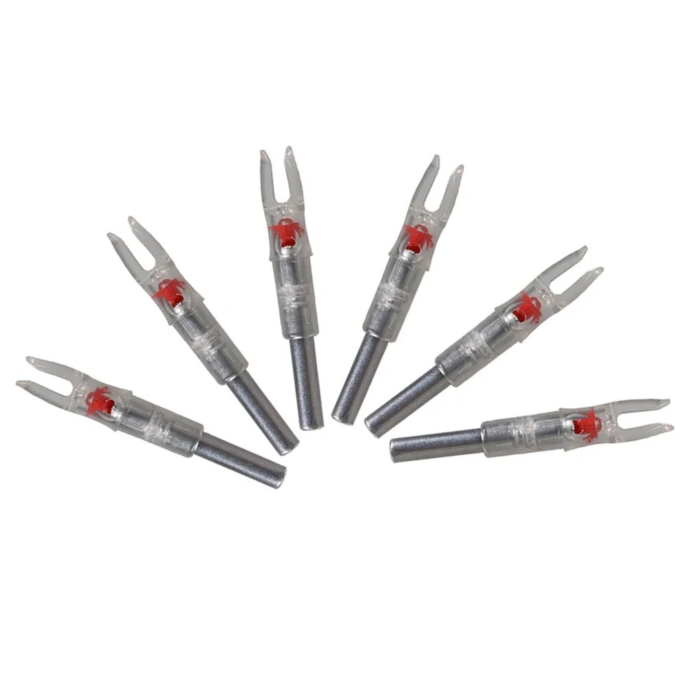 Светодиодные наконечники для стрел ID6.2, 6 шт. 6pcs Red