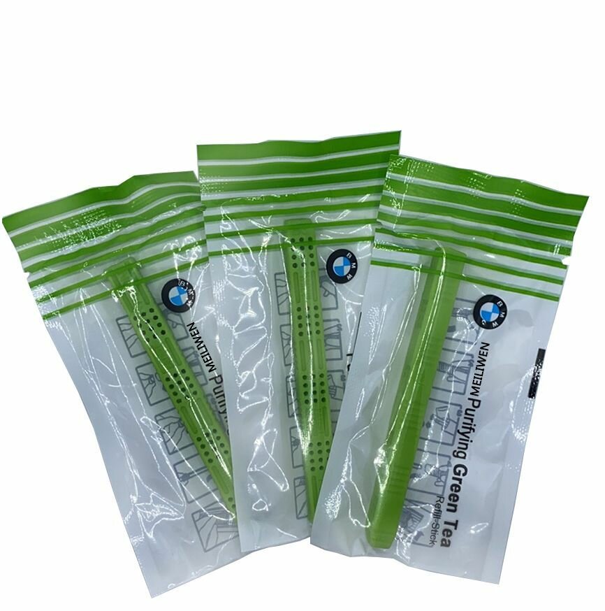 Комплект сменных картриджей освежитель воздуха для BMW Purifying Green Tea. Natural Air 83122285674.