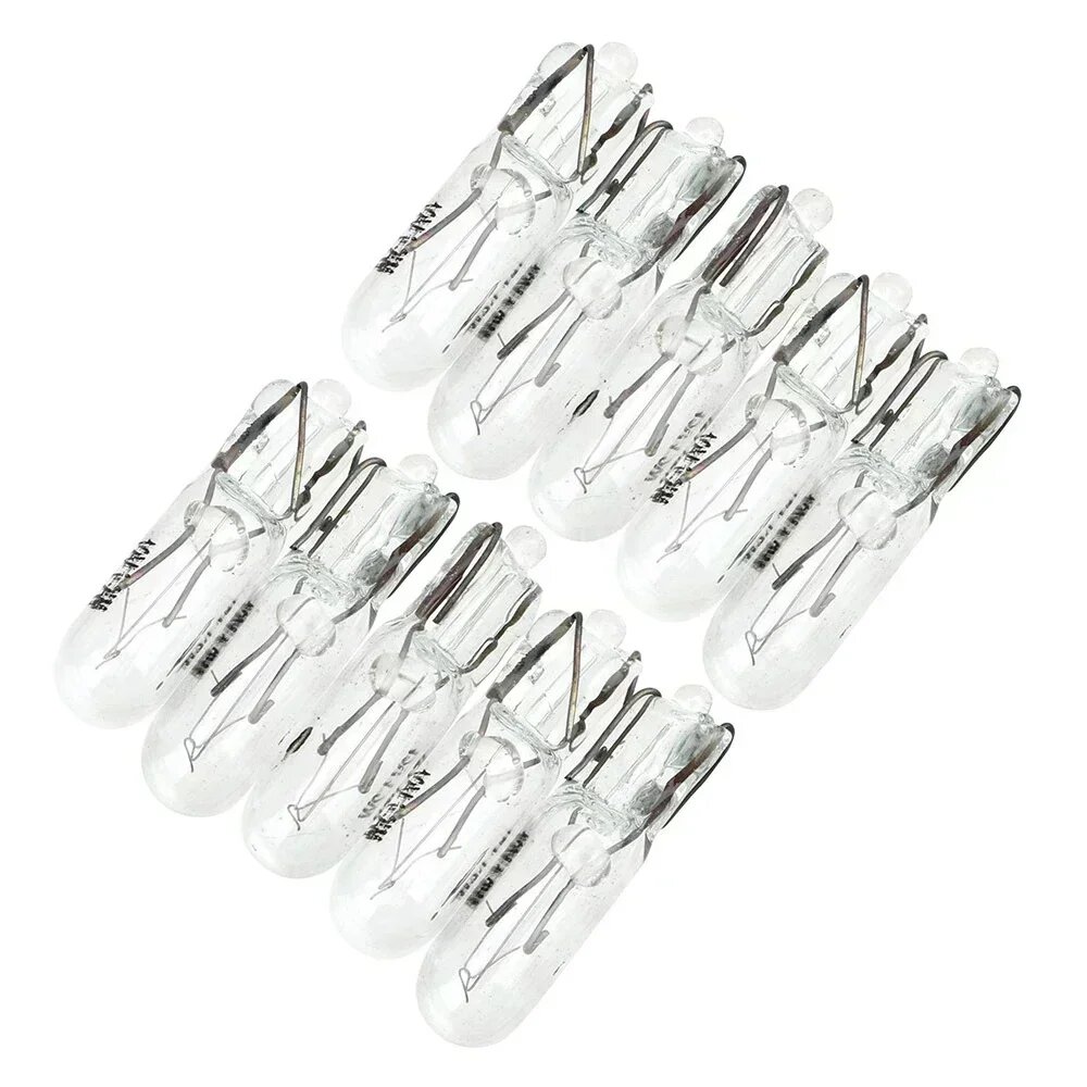 20 шт. T5 12 В 2 Вт автомобильная галогенная лампа приборная лампа приборная панель лампа авто внутренний свет миниатюрная лампа индикатор стайлинг автомобиля