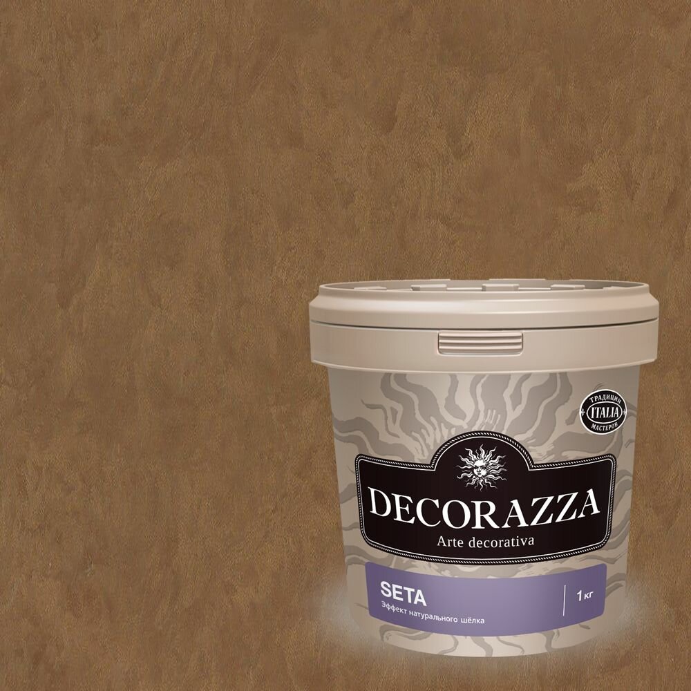 Декоративная штукатурка с эффектом натурального шелка Decorazza Seta (1кг) ST 18-18